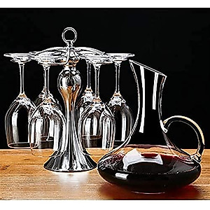 Wine Glass Rack Home Wine Rack Wine Glass Rack Hanging Upside Down Wine Cabinet Wine Rack Goblet Rack Ornaments(2 Pcs）