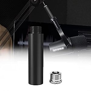 Boseen Mic Stand Extension Tube, 5/8" Female to 5/8" Male Microphone Extension Pipe for Desk Stands & Arm Stand