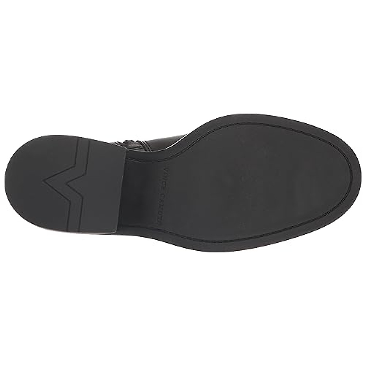 Vince Camuto Women's Vergila Block Heel Bootie Ankle Boot, Black Leather, 9