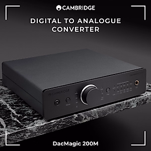 Cambridge Audio DacMagic 200M - MQA HiFi DAC and Headphone Amplifier with Bluetooth - PC/MAC Support with USB Connection - Handle Digital Files up to 24/768 or DSD512 - Special Edition Black