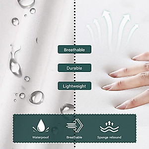 BFTOU White Rolling Stool Chair with Wheel Perfect for Home Work SPA Massage Height-Adjustable and Cost-Effective Swivel Stool with Low Back