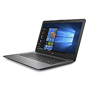 2019 HP Stream Laptop 14inch, Intel Celeron N4000, Intel UHD Graphics 600, 4GB SDRAM, 32GB SSD, HDMI, Win10, 14-cb164wm Brilliant Black (Renewed)