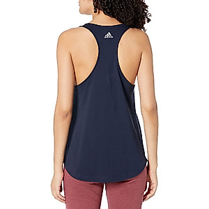 adidas Women's Essentials Loose Logo Tank Top, Legend Ink/Ice Mint, XX-Small
