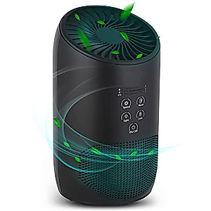 Air Purifiers for Home, HEPA Air Purifier with Fragrance Sponge, Ultra Quiet Air Cleaner for Bedroom, True Air Cleaner Filter for Dust, Pet Dander, Smoke, Pollen, Allergies