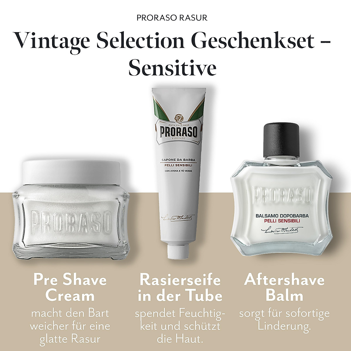 Proraso Vintage Toccasana Tin Gift Set, 5.2 Oz
