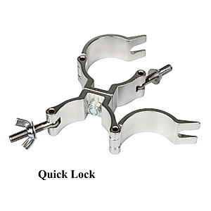 Lighting Truss Swivel Coupler DJ Light Clamps 2 Inch Aluminum Alloy Max Load 220 LBs for 1.88-2 Inch Pipe 4 Pack