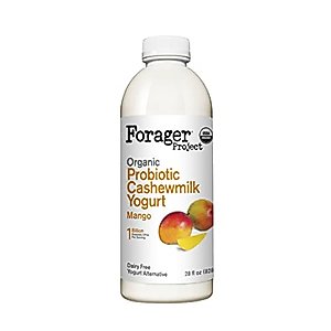FORAGER PROJECT Organic Mango Cashew Drinkable Yogurt, 28 FZ