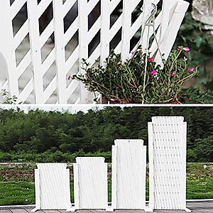 LIXIONG Garden Fence Screen Patio Expanding Fence Solid Wood Plant Palisades Flower Bed Animal Barrier Restaurants Hotels Privacy Screen，4 Size (Color : A, Size : 70x160cm)