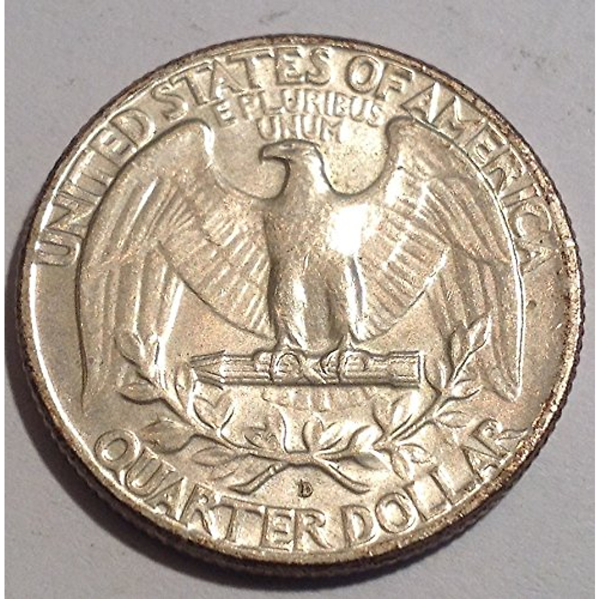 1963 D Washington Silver Quarter Seller About Uncirculated
