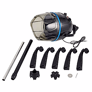 Nova Microdermabrasion Professional Hooded Floor Hair Dryer Adjustable Bonnet Hair Dryer Stand Up with Timer and Rolling Wheels for Beauty Spa Home Salon Equipment