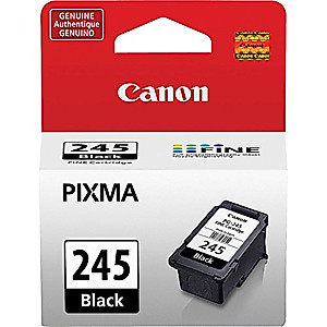 Genuine Canon PG-245 Black Ink Cartridge - 2 Pieces (8279B001) + Canon CL-246 Color Ink Cartridge (8281B001)