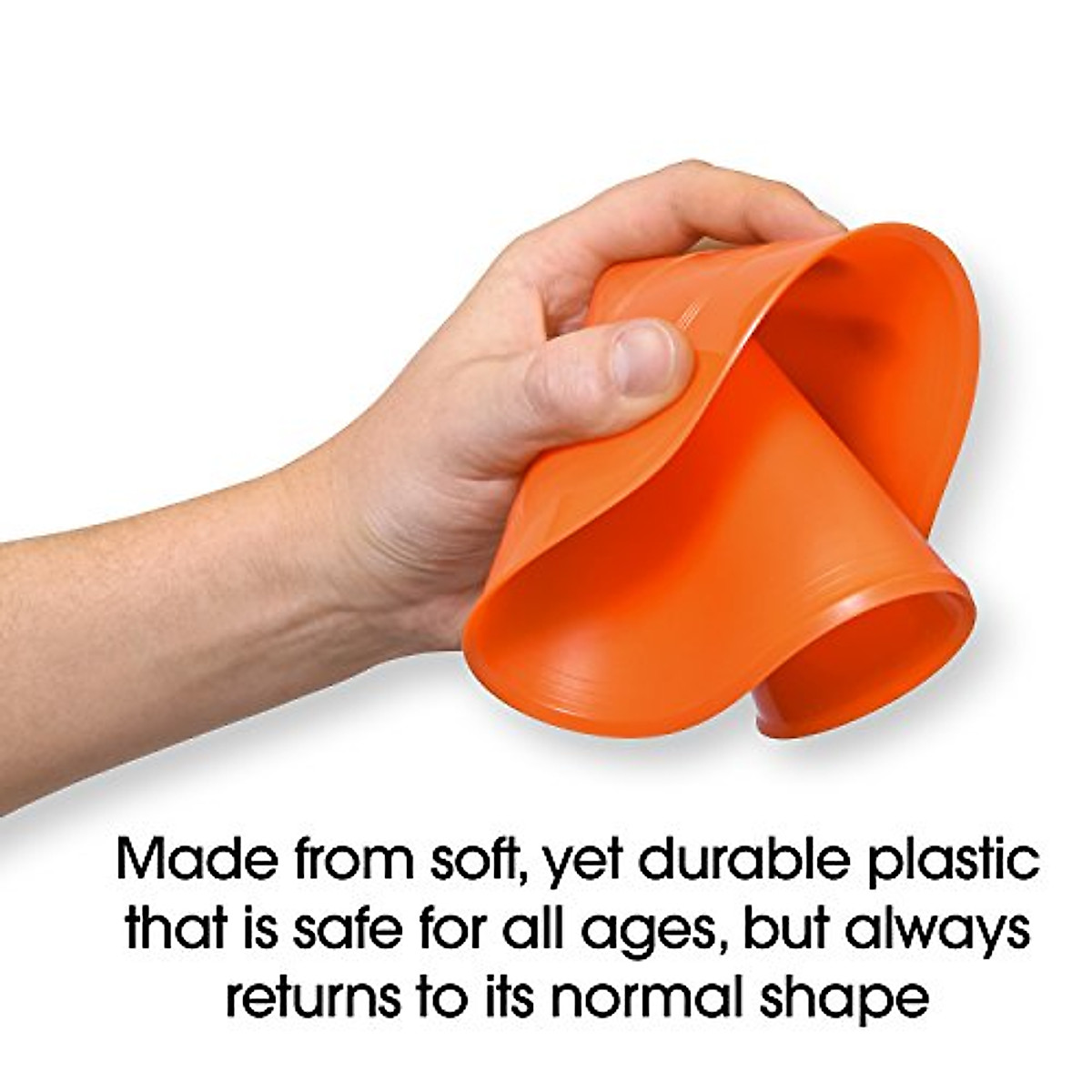 GoSports Sports Training Cone 20 Pack with Tote Bag