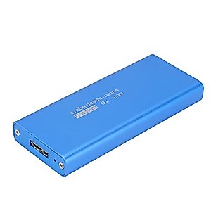 Goshyda mSATA SSD Enclosure, Supports 30x30mm or 30x50mm mSATA Hard Drives, 6Gbps High Speed, Plug and Play