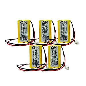 5PC Exitronix 10010034, Exitronix 10010036, Exell EBE-179,UNITECH 900AA MAH 2.4V Replacement Battery