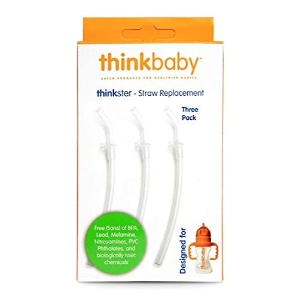 Thinkbaby Thinkster Replacement Straws (3 count)