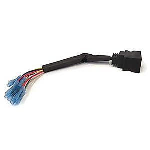 The ROP Shop | 13-Pin Male Snow Plow Side Wiring Harness Repair Kit for Boss HD Straight Blade