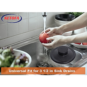 Sink Stopper for InSink-Erator STP-PL Garbage Disposal, Exact Replacement Stopper Drain Compatible with Standard 3-1/2" Drains, Sink Drain Stopper for Kohler, Waste King, Whirlpool