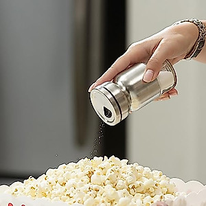 The Original Salt and Pepper Shakers set with Adjustable Pour Holes- for salts,sugar and spices