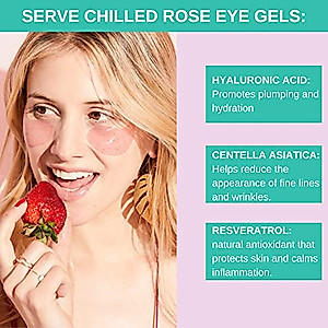 Patchology Holiday Spirits skincare gift set for men and women – 30 Under Eye Patches. Serve Chilled Bubbly and Rosé Eye Gels with Niacinamide, and Hyaluronic Acid for brightening, anti-aging. Perfect for gifts and stocking stuffers