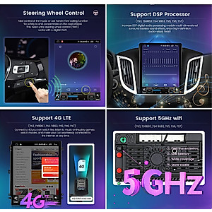 Android 11 Car Stereo GPS Sat Nav for Mondeo Mk4 2011-2013 Touchscreen Multimedia Player Support WiFi Bluetooth Mirror Link TPMS CarPlay + Front and Rear Double Recording DVR,TS2 2+32GB