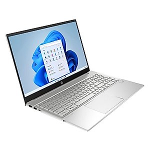 HP Pavilion 15 Laptop, 12th Generation Intel Core i7-1255U Processor, 32 GB RAM, 1 TB SSD, 15.6" Full HD Display, Fingerprint Reader, Wi-Fi & Bluetooth, HD Webcam,Backlit Keyboard,Windows 11 Pro