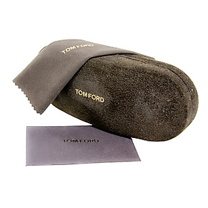 Tom Ford TF5364 Rectangular Eyeglasses FT5364 (005 Black Gold, 53)