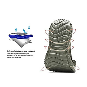 Mens Running Shoes Slip on Walking Tennis Work Sneakers Fashion Breathable Mesh Soft Sole Casual Lightweight Trainers