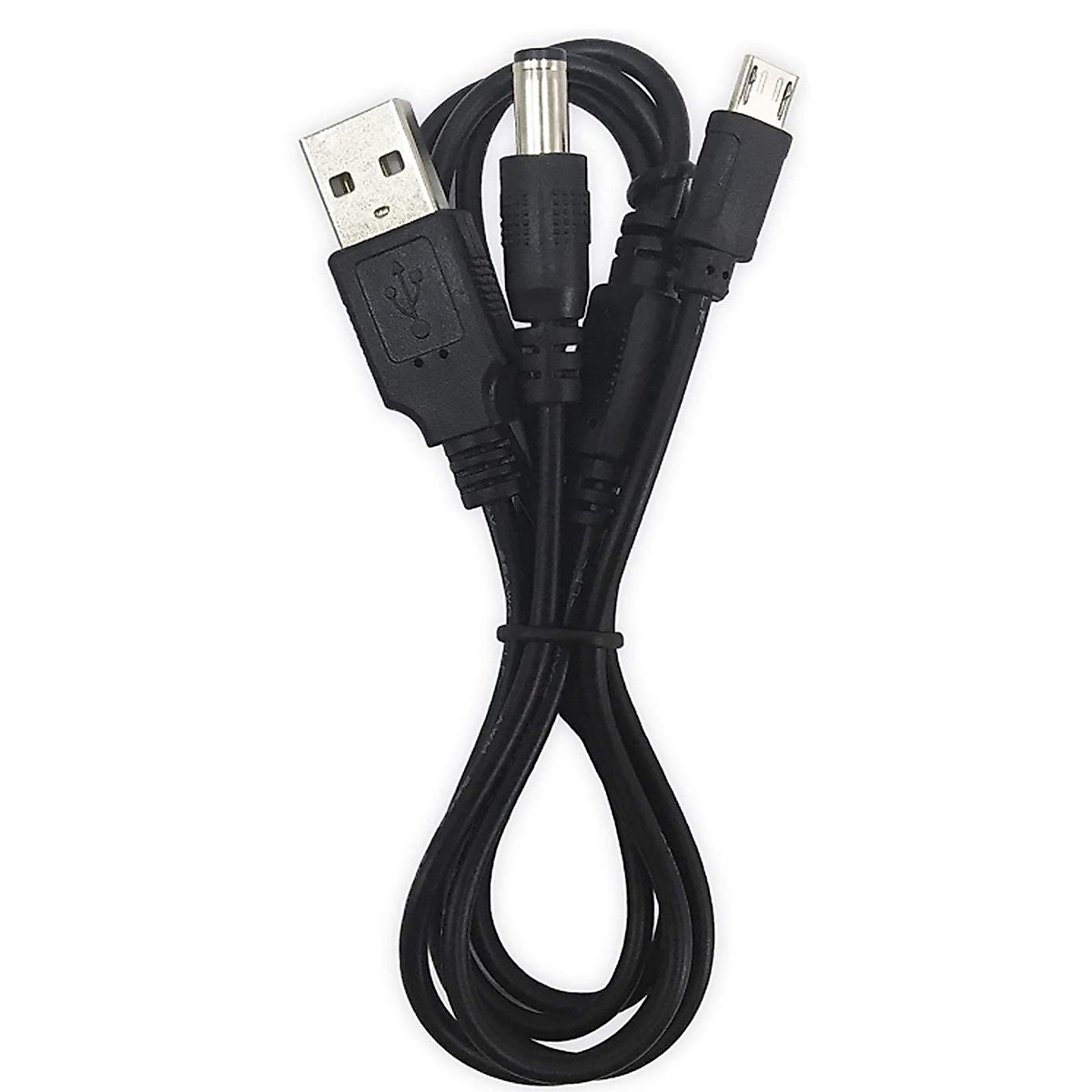 UpBright 5V AC/DC Adapter USB Splitter Cable Compatible with E-Collar EZ Pro Educator Easy EZ-900 EZ-902 EZ-903 PE-900 PE-902 PE-903 ECollar Remote Dog Training Collar 5Volt 2Amp Battery Charger Power