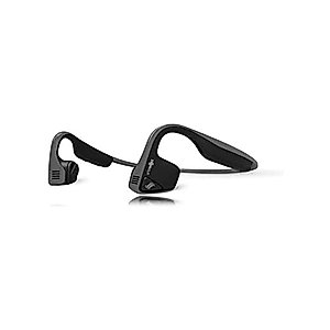 Aftershokz Trekz Titanium AS600SG Earset - Stereo - Slate Gray - Wireless - Bluetooth - 33 ft - 20 Hz - 20 kHz - Behind-the-neck, Over-the-ear, Earbud - Binaural - In-ear - Noise Cancelling Microphone