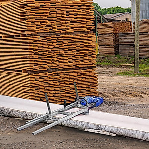 JMTAAT Portable 14" - 36" Chainsaw Mill Planking Milling Guide Bar Brush Wood Lumber Cutter Builders and Woodworkers