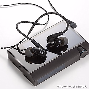 Westone W40 Four-Driver True-Fit Earphones with MMCX Audio Cable and 3 Button MFi Cable with Microphone