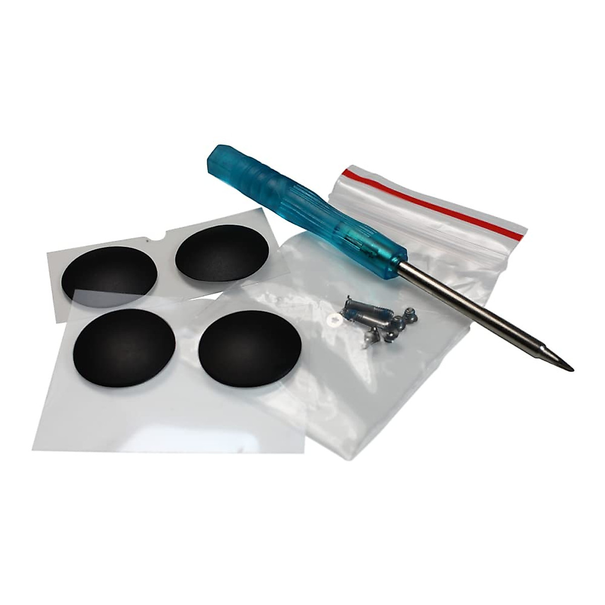 Power4Laptops Replacement Rubber Feet (4 Feet) and Bottom Screws (10 Screws) and Screwdriver Compatible with Apple MacBook Air A1369 MC503