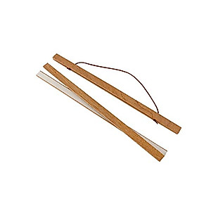 Artmag Magnetic Poster Hanger Frame, 20x28 20x30 20x24 Light Wood Wooden Magnet Canvas Artwork Print Dowel Poster Hangers Frames Hanging Kit (Teak Wood, 20")