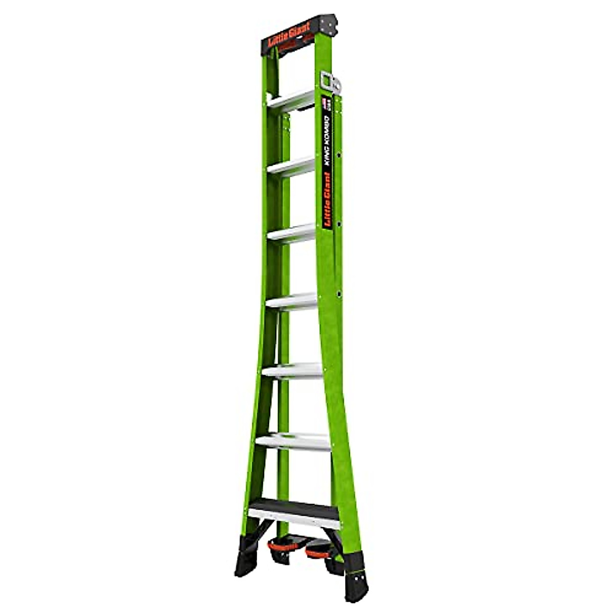 Little Giant Ladder Systems 13908-071 King Kombo 3-in-1 Ladder, 8 Ft, Green