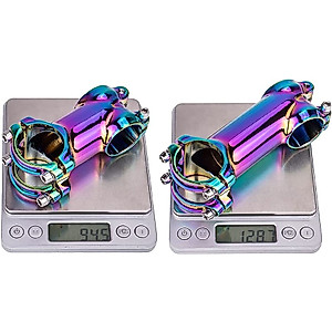 ZECHAO Mountain Road Bike Stem,Polished Colorful 7/17 Degree 60 70 80 90mm High-Strength Lightweight Fit 31.8mm Bike Handlebar XC AM Bike Stem (Color : 7 Degree, Size : 100mm)