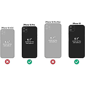 OtterBox Defender XT Case for iPhone 12 / iPhone 12 Pro with MagSafe, Shockproof, Drop Proof, Ultra-Rugged, Protective Case, 5X Tested to Military Standard, Black
