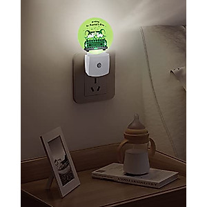 St.Patrick Day Gnomes Truck Night Lights Plug into Wall, Buffalo Plaid Green Shamrocks Auto Round LED Lights with Dusk to Dawn Sensor for Bedroom, Bathroom, Hallway, Kitchen, Kids, Home Decor