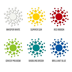 FolkArt Dots Set, 6 Piece Acrylic Paint Kit Featuring 6 Colors for DIY Indoor & Outdoor Multi-Surface Craft Projects, 49904