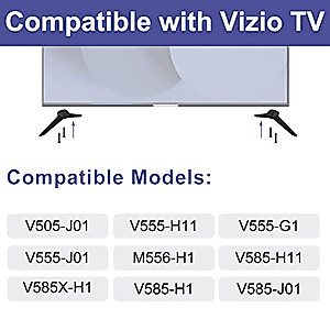 TV Stand Screws for Vizio TV Stand Legs Screws Kit, for Vizio 32” 50” 55” 58” TV Legs 32H-G9 D32F-G4 V505-J01 V555-H11 V555-G1 V555-J01 M556-H1 V585-H11 V585X-H1 V585-H1 Universal TV Mount Screws