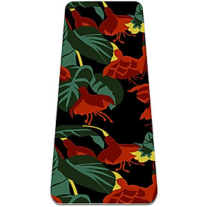 Dragon Sword Abstract Flower Premium Thick Yoga Mat Eco Friendly Rubber Health&Fitness Non Slip Mat for All Types of Exercise Yoga and Pilates (72" x 24" x 6mm)