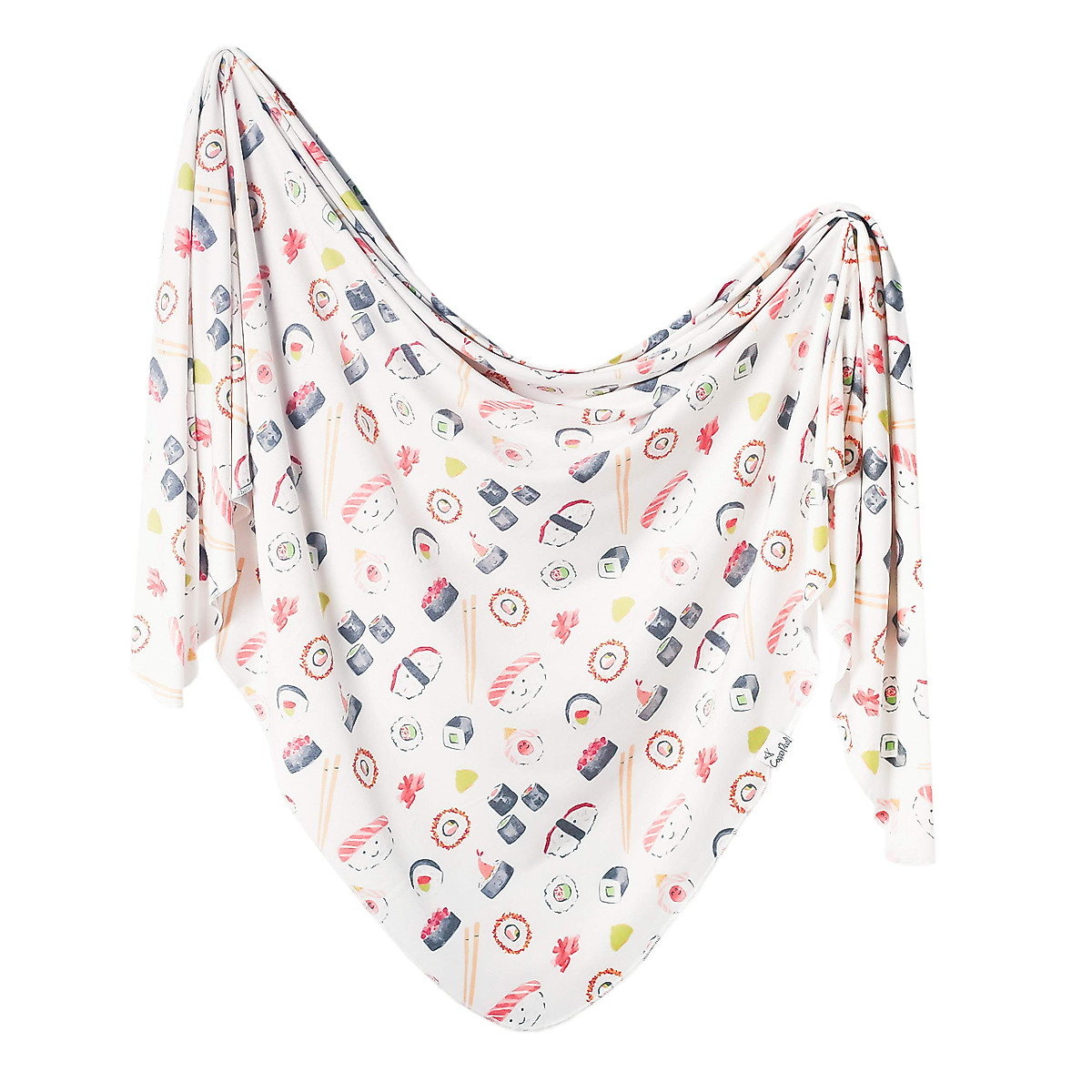 Large Premium Knit Baby Swaddle Receiving Blanket "Baja" by Copper Pearl