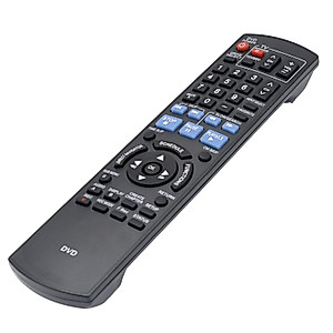 N2QAYB000197 Replace Remote Control fit for Panasonic DVD VCR DVDR Recorder Combo Diga DMR-EZ48 DMR-EZ485 DMR-EZ48V DMR-EZ485V DMR-EZ485VK DMR-EZ48VK DMR-EZ37V DMR-EZ37 DMR-EZ37VS DMR-EZ37VK