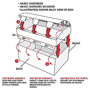 Treasure Chest Box Party Accessory (1 count) (1/Pkg)