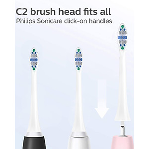 Replacement Toothbrush Heads for Philips Sonicare Replacement Heads, Electric Tooth-Brush Head Compatible with Phillips Sonic Care,for Philips Sonic Care Brush