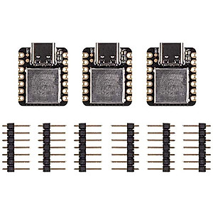 Seeed Studio XIAO SAMD21 The Smallest Arduino Microcontroller Based on SAMD21nwith Rich Interfaces for Wearable Devices, 100% Arduino IDE Compatible, Desiged for Projects Need Arduino Micro, 3pcs.