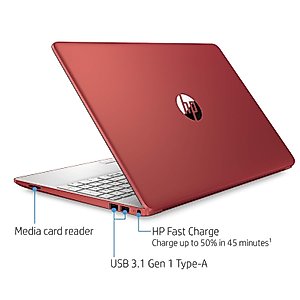 HP 2021 Newest Laptop Computer, 15.6" HD Display,Intel Pentium Dual-core N5000 Upto 2.7 GHz, 8GB DDR4 RAM, 128GB SSD, HD Webcam, HDMI, Bluetooth, WiFi, Win10 S, 10+ Hours Battery, w/Hubxcel Cables