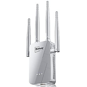 2023 WiFi Extender Signal Booster for Home - up to 10000 sq.ft Coverage, Wireless Internet Repeater - Long Range WiFi Booster and Signal Amplifier w/Ethernet Port, 1-Tap Setup