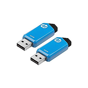 HP 32GB v150w USB 2.0 Flash Drive 2-Pack