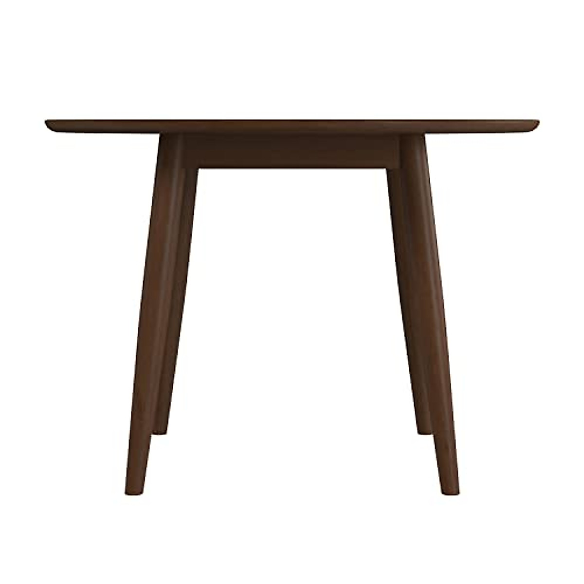Amazon Brand – Rivet Mid-Century Round Wood Dining Table, 42"W, Chestnut