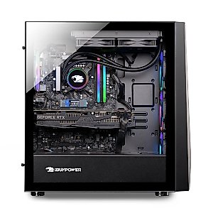 iBUYPOWER Trace5MR 1003Ti Liquid Cooling Gaming Desktop Computer, Intel Core i7-11700KF 3.6GHz, 16GB RAM, 1TB SSD NVIDIA GeForce RTX 3080Ti 12GB, Windows 10 Home, Free Upgrade to Windows 11